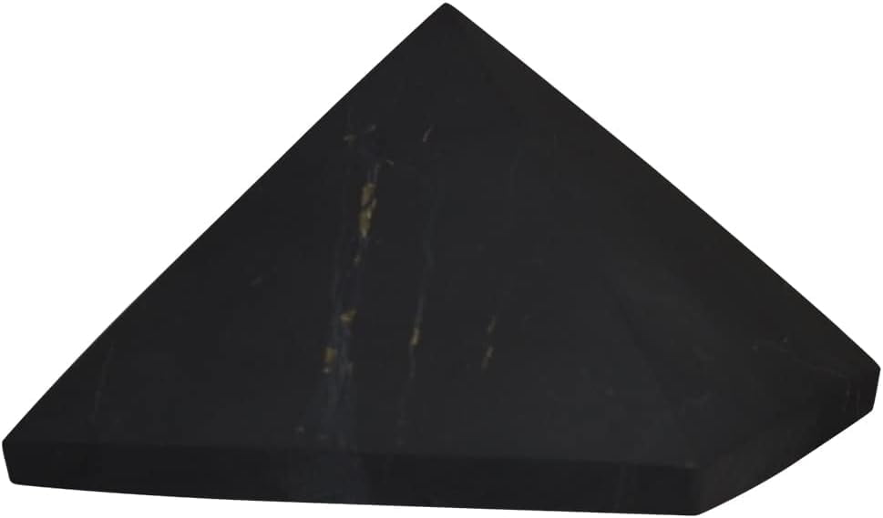 Shungite Miracle Pyramid Unpolished 40mm (1.57 inches) - Natural ...