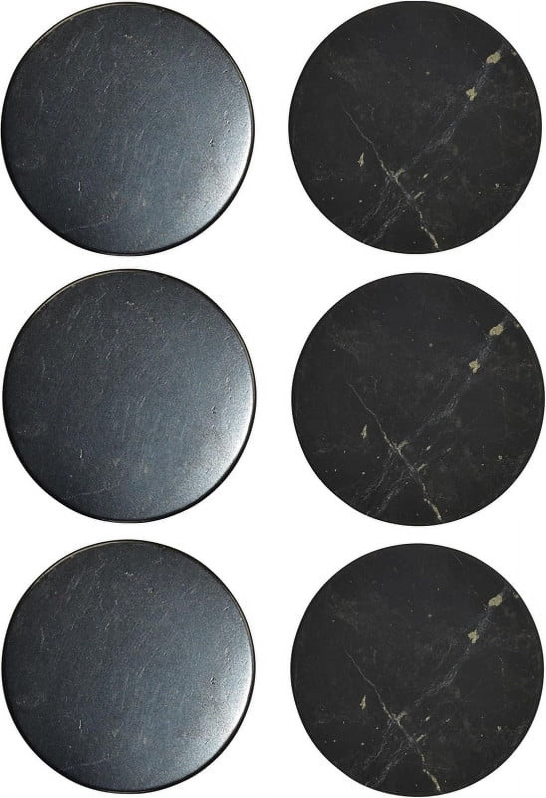 Shungite Stickers Set 6 pk 40mm Polished and Unpolished (3 each ...