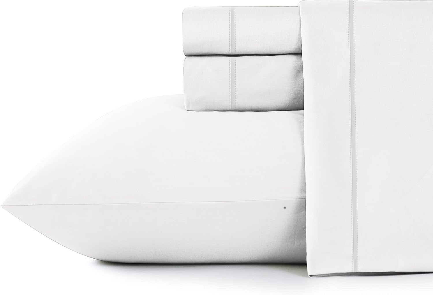 Shunjie.Home Bed Sheets Set 4 Pieces, 600 TC 100% Egyptian Cotton Bed ...