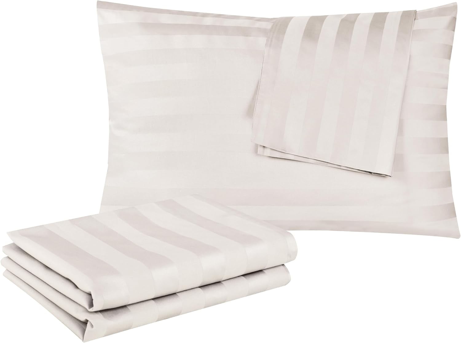 100% Egyptian Cotton Standard Pillow Protectors Set of 2, 400 Thread ...