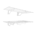 The Atlas 2-Pack 2x3 ft Garage Wall Shelves, 400lbs Heavy Duty Garage ...