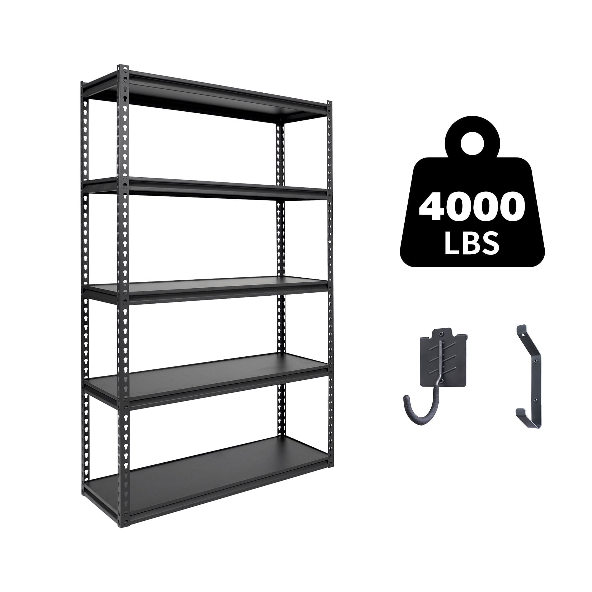 Shuntong The Atlas 72"H Heavy Duty Garage Shelving, 5-Tier Metal ...