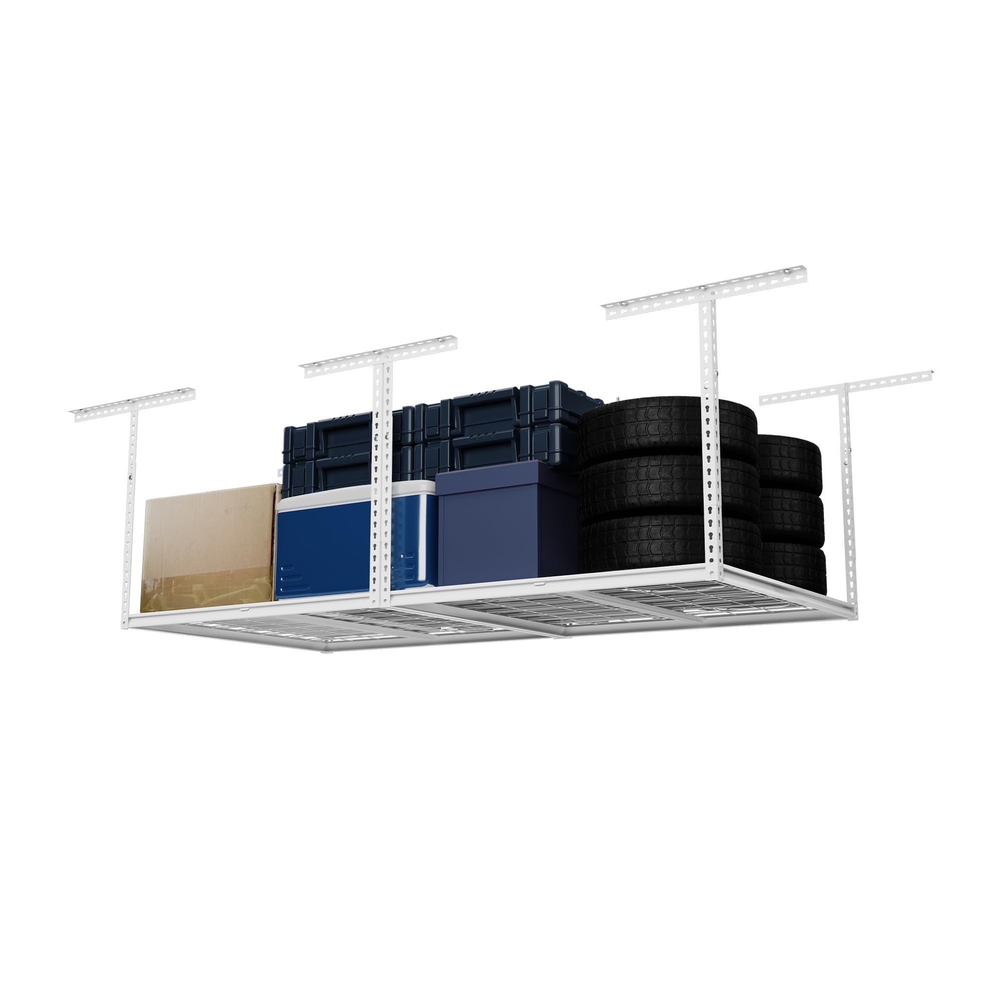 Shuntong The Atlas Pro 4 x 8 ft Overhead Garage Storage Rack, Heavy ...