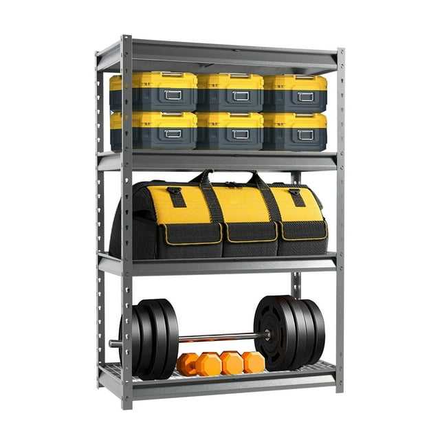 Shuntong The Atlas 4-Tier Heavy Duty Industrial Shelving Unit Load ...