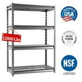 Shuntong The Atlas 4-Tier Heavy Duty Industrial Shelving Unit Load ...