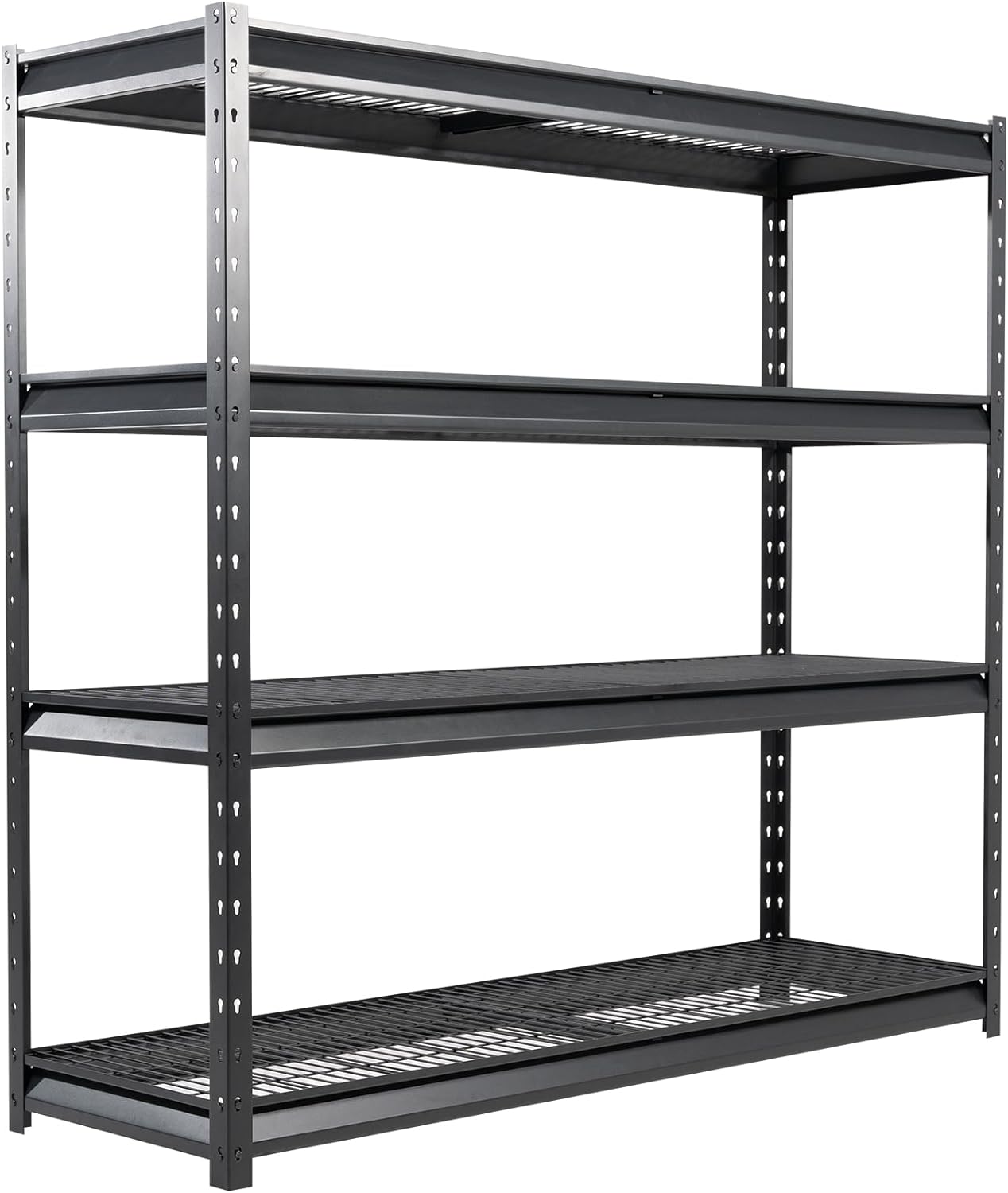 REIBII 48''W Garage Shelving 2500LBS Heavy Duty Storage Shelves Metal ...
