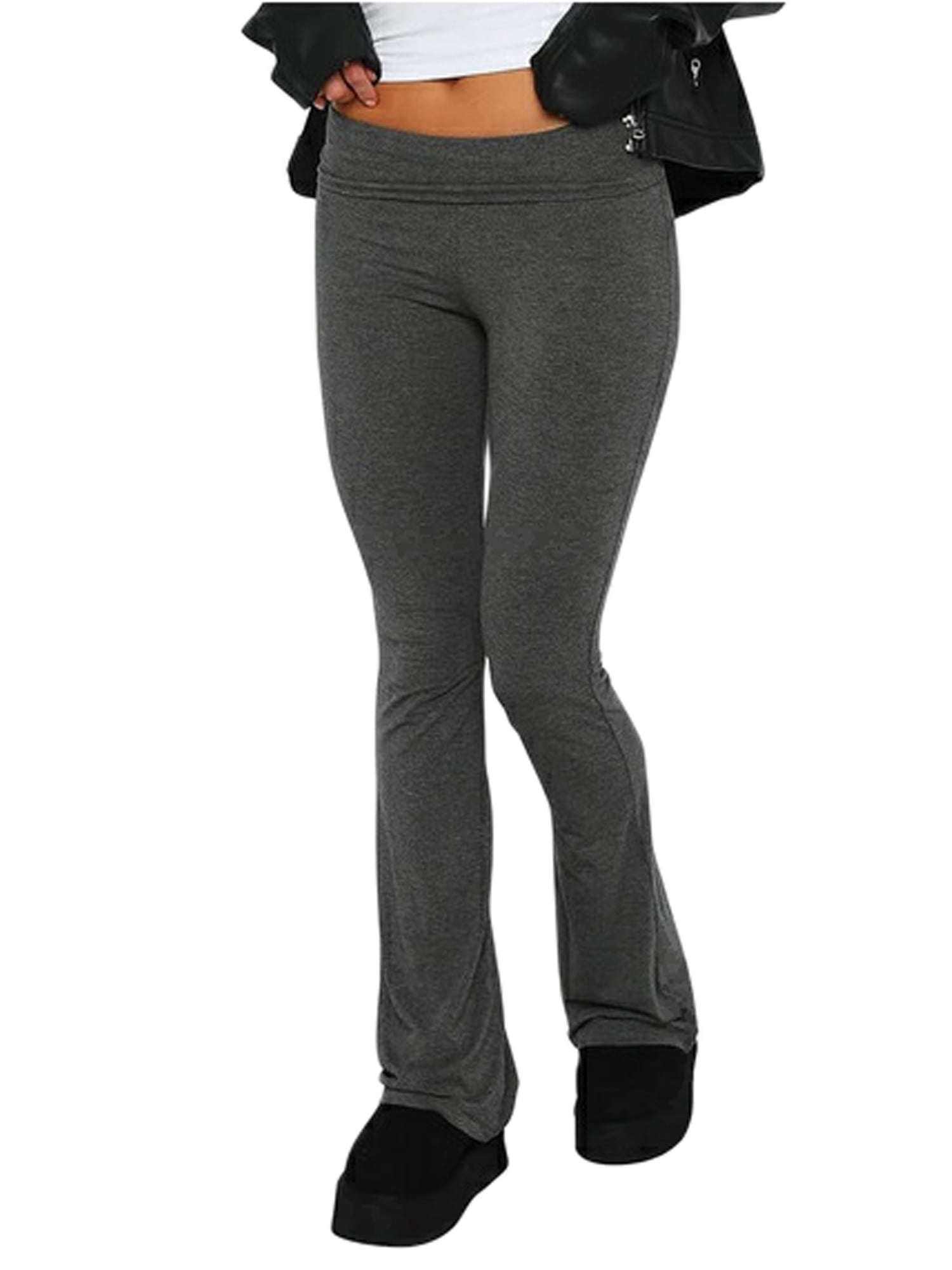 Shunvnny Women's Spring Summer Bell Bottom Pants High Waisted Stretch ...