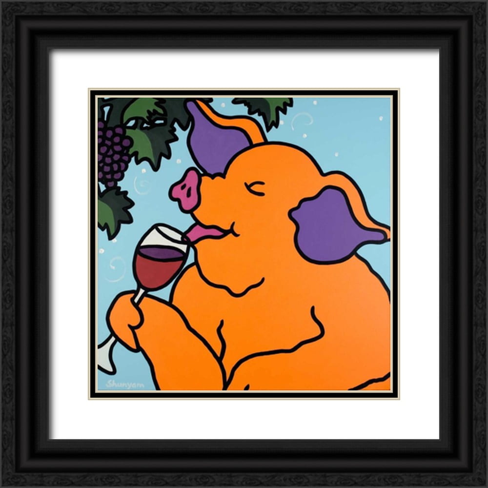 Shunyam, van Steveninck 15x15 Black Ornate Wood Framed with Double ...