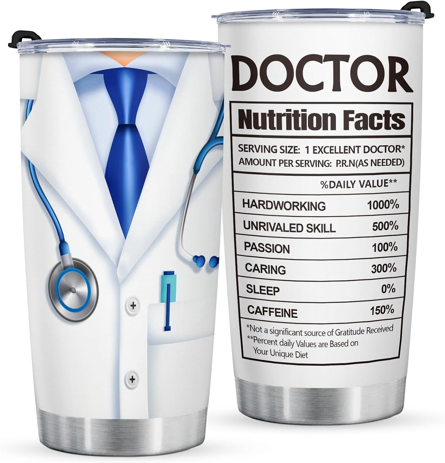 Shuqiueos 20Oz Doctor Tumbler Cup, Doctor Christmas Gifts for Men Women ...