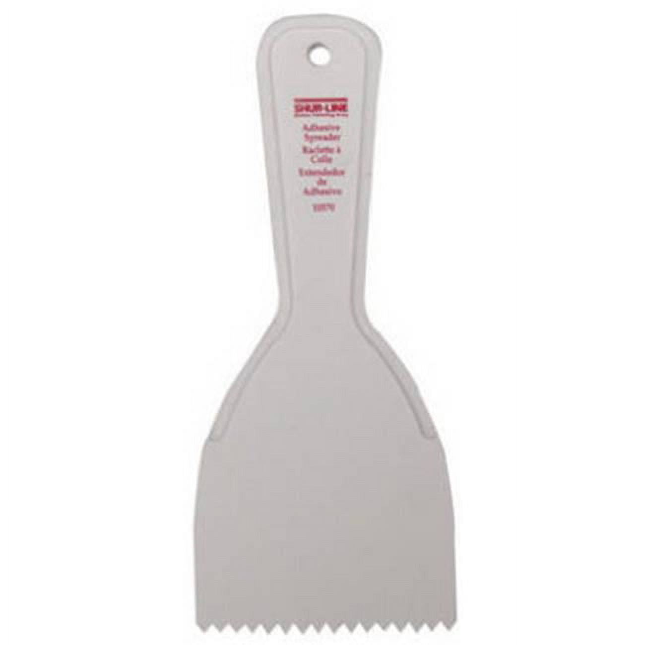 Shur-Line 10570 3 in. V-Notch Adhesive Spreader- Plastic - Walmart.com