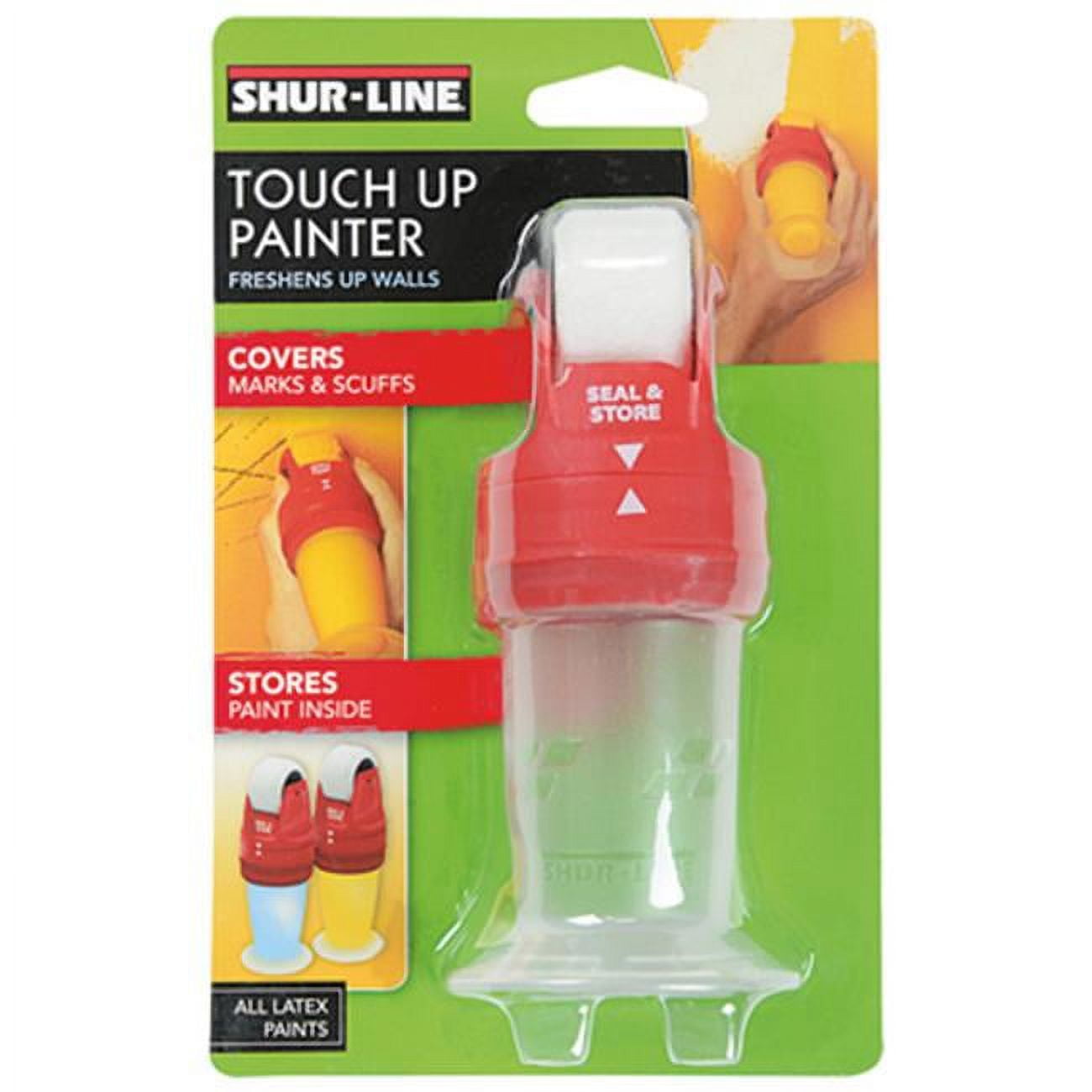 Shur-Line Touch Up Painter,6" L,2 1/2" W,Red 2007058 - Walmart.com