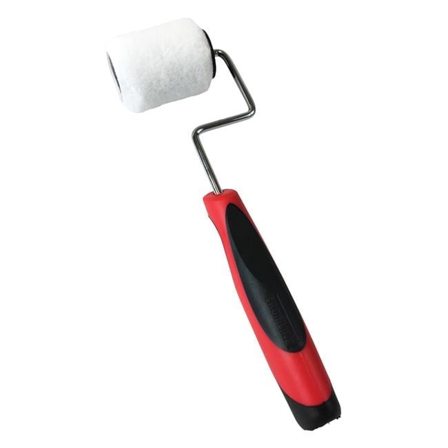 Shur-Line 3 in. W Mini Paint Roller Frame and Cover Threaded End ...