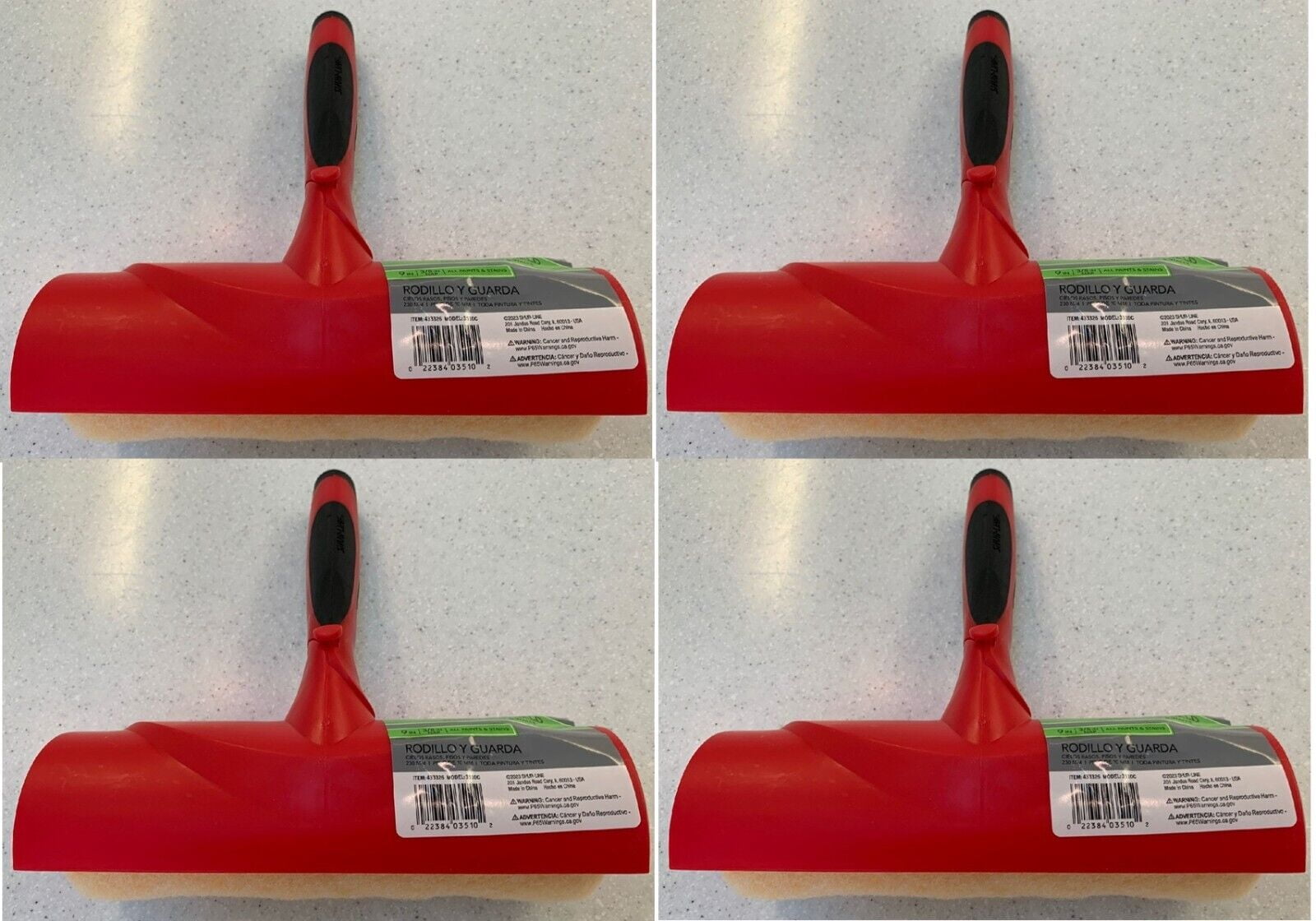 Shur-Line 3510C Adjustable 9" Paint Roller & Splatter Spatter Shield ...