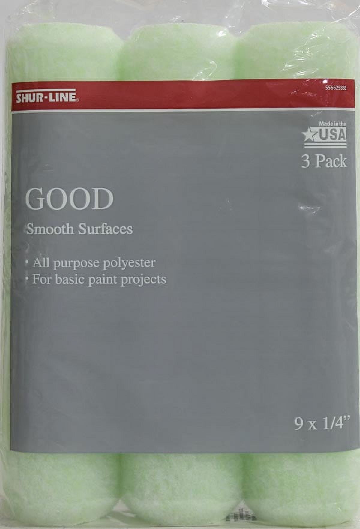 Shur-Line 3pk 1/4" Paint Roller Cvr - Walmart.com