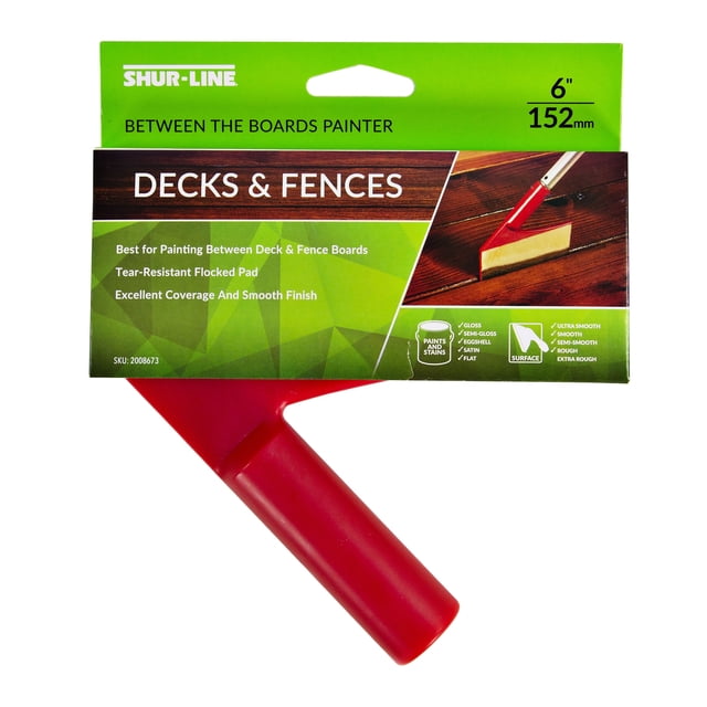 Shur-Line Between the Boards Flocked Pad Painter - Walmart.com