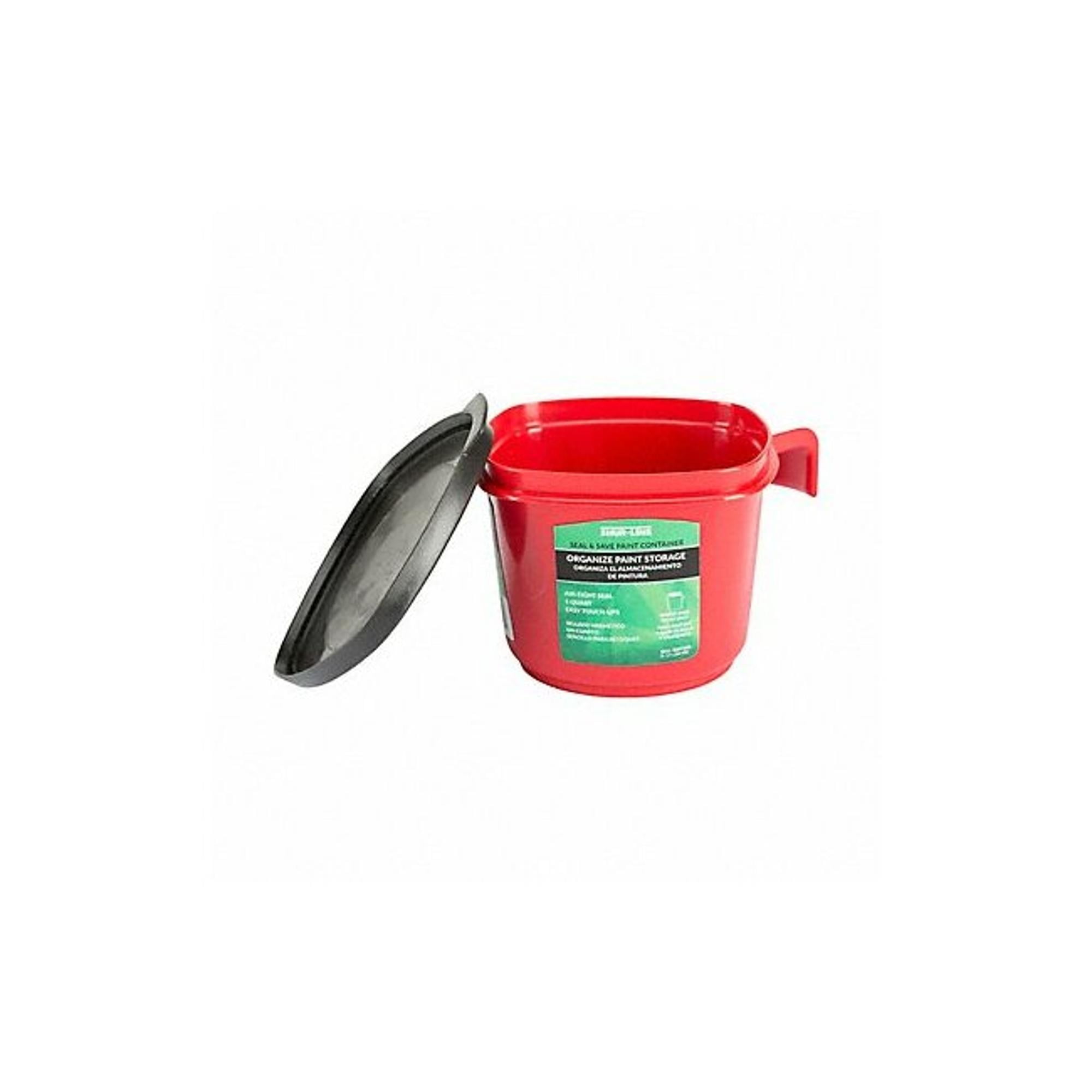 Shur-Line Paint Pail, Plastic, Reusable, Red, Model 2007298 - Walmart.com