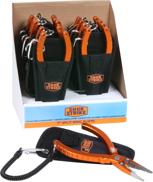 Shur Strike 7" Split Ring Plier w/Sheath Stainless Jaw Insert 1X ...