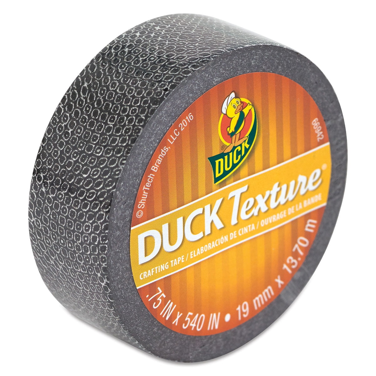 ShurTech Duck Texture Crafting Tape - 0.75'' x 15 yd, Black Wave ...