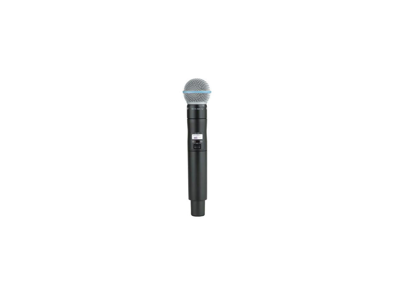 Shure ULXD2 Handheld Transmitter with Beta 58A Microphone Capsule G50 ...