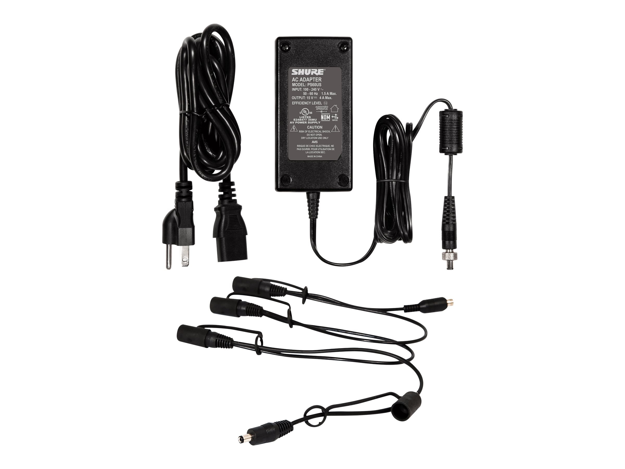 Shure PS124 - Power supply (power DC jack) - United States - for PGX-D ...