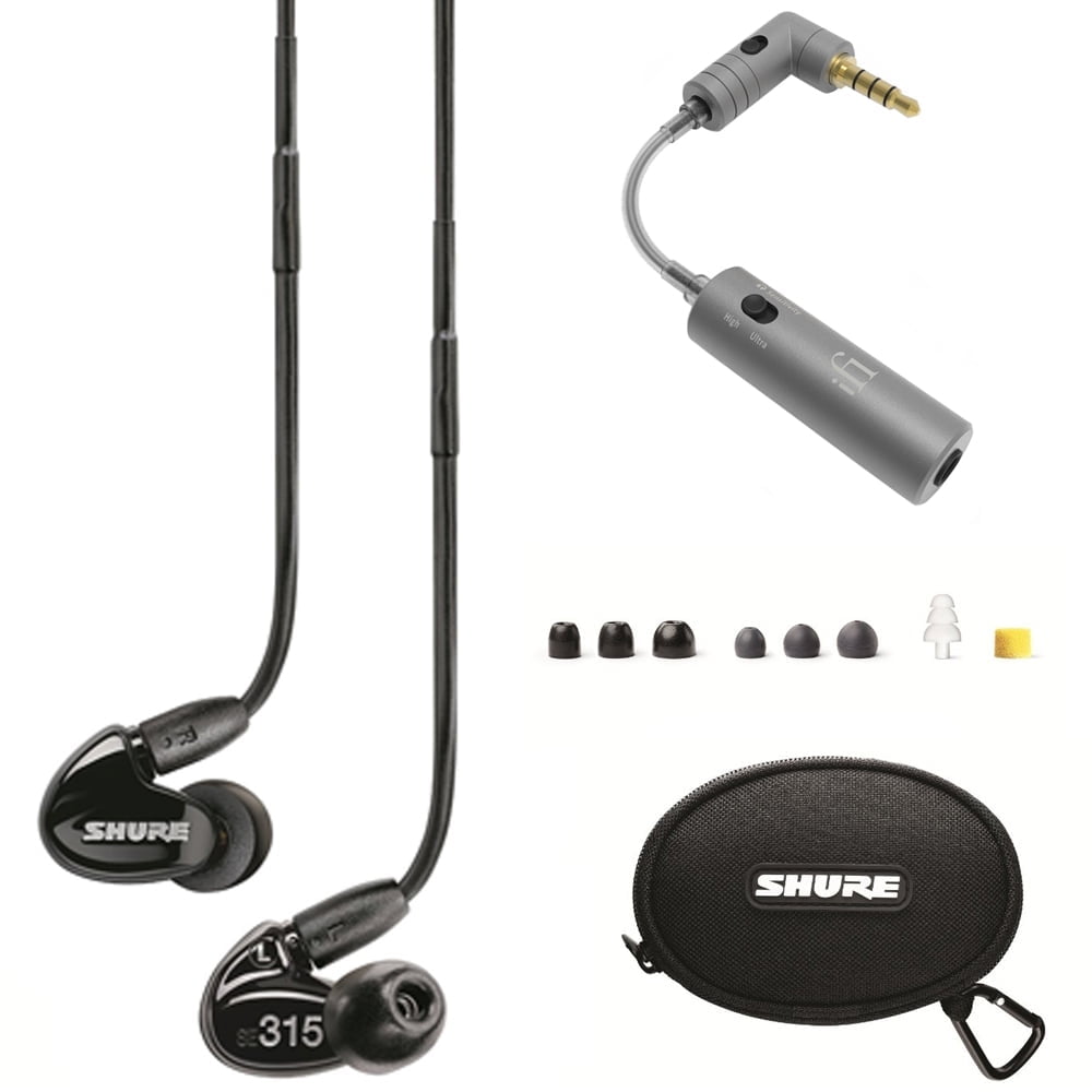 Shure Sound Isolating Earphones w/ HD MicroDriver & Tuned BassPort ...