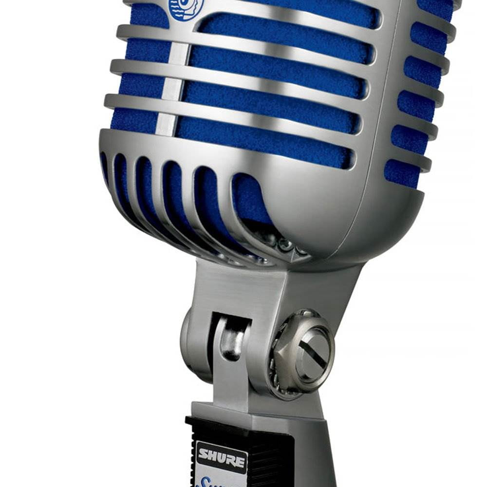 Shure Super 55 Deluxe Vocal Microphone - Vintage Supercardioid Dynamic ...