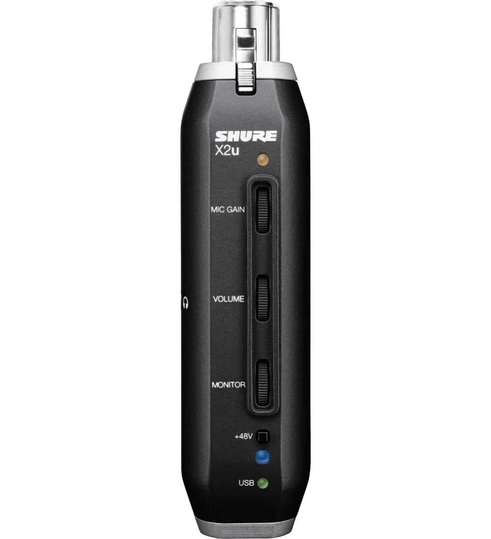Shure X2u XLR-to-USB Microphone Adapter - Walmart.com