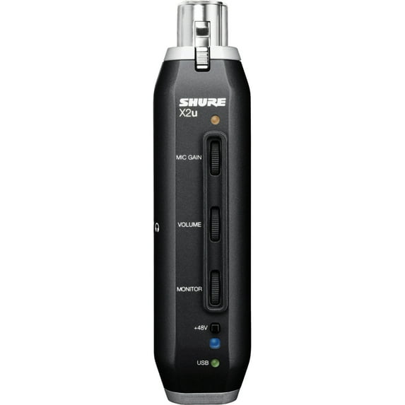 Shure X2u XLR-to-USB Microphone Adapter - Walmart.com