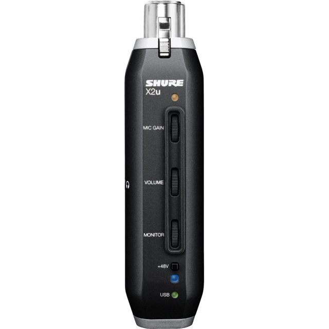 Shure X2u XLR-to-USB Microphone Adapter - Walmart.com