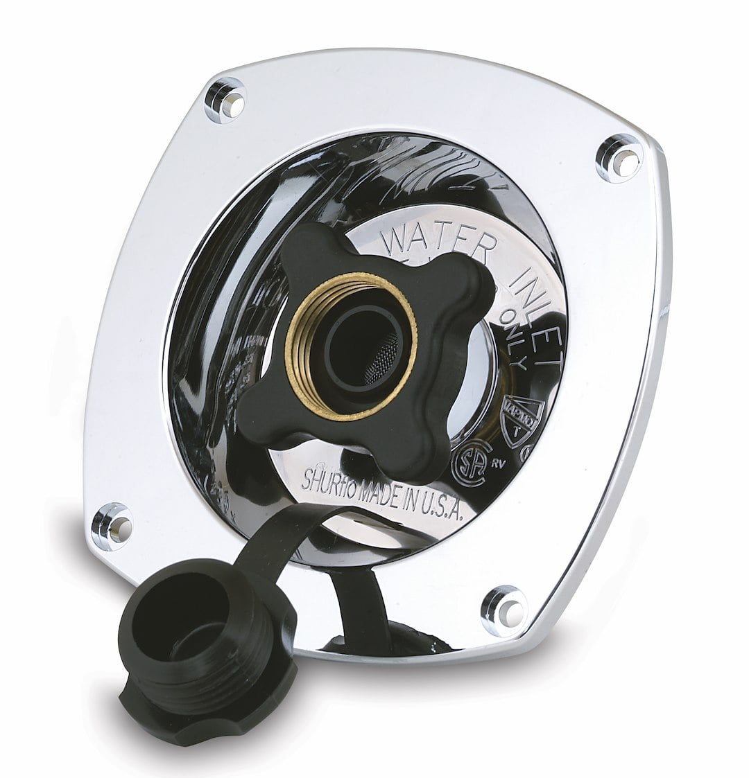 Shurflo 65 PSI Wall Mount Water Pressure Regulator, Chrome - Walmart.com
