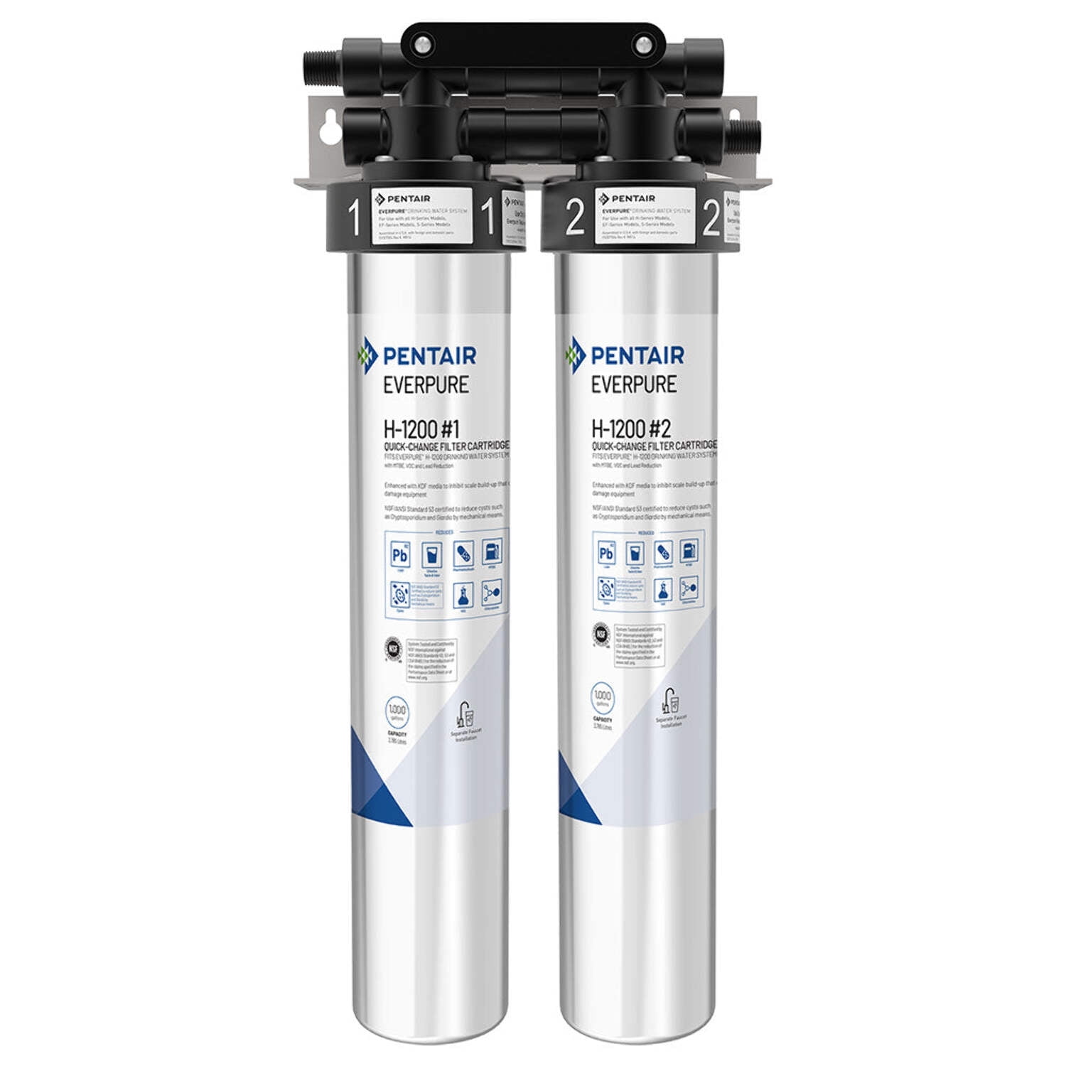 Shurflo by Pentair Everpure H-1200 Two-Stage Drinking Water System ...