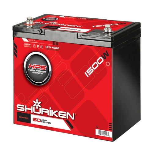 SHURIKEN SK-BT60 Battery (1,500 Watts, 60 Amps) - Walmart.com