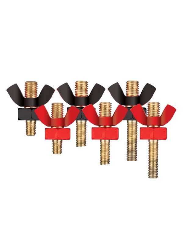 Shuriken SK-WN35-100 Power Terminal Wing Nut Sets, Positive and ...