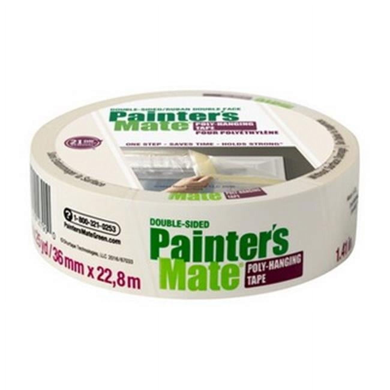 Shurtape 104658 36 mm x 22.8 m Painters Mate Double Sided Poly Hanging ...