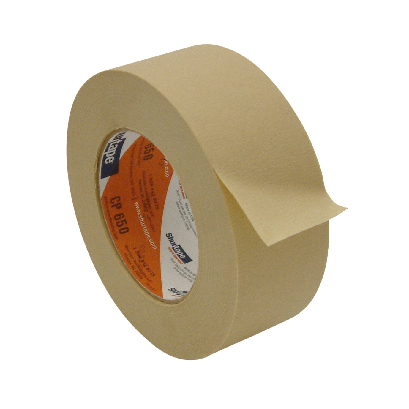 Shurtape 199036 CP-650 High Performance Grade Temperature-Resistant Masking Tape: 2" x 60 yd ...