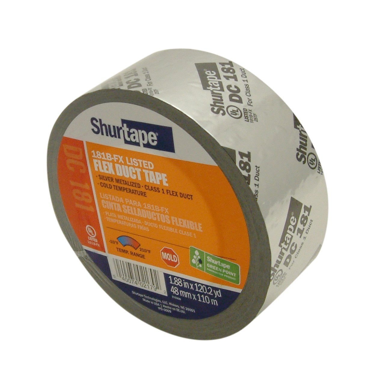 Shurtape DC181-MPT-48/110 UL 181B-FX Listed Film Tape: 2 in. x 120 yds ...