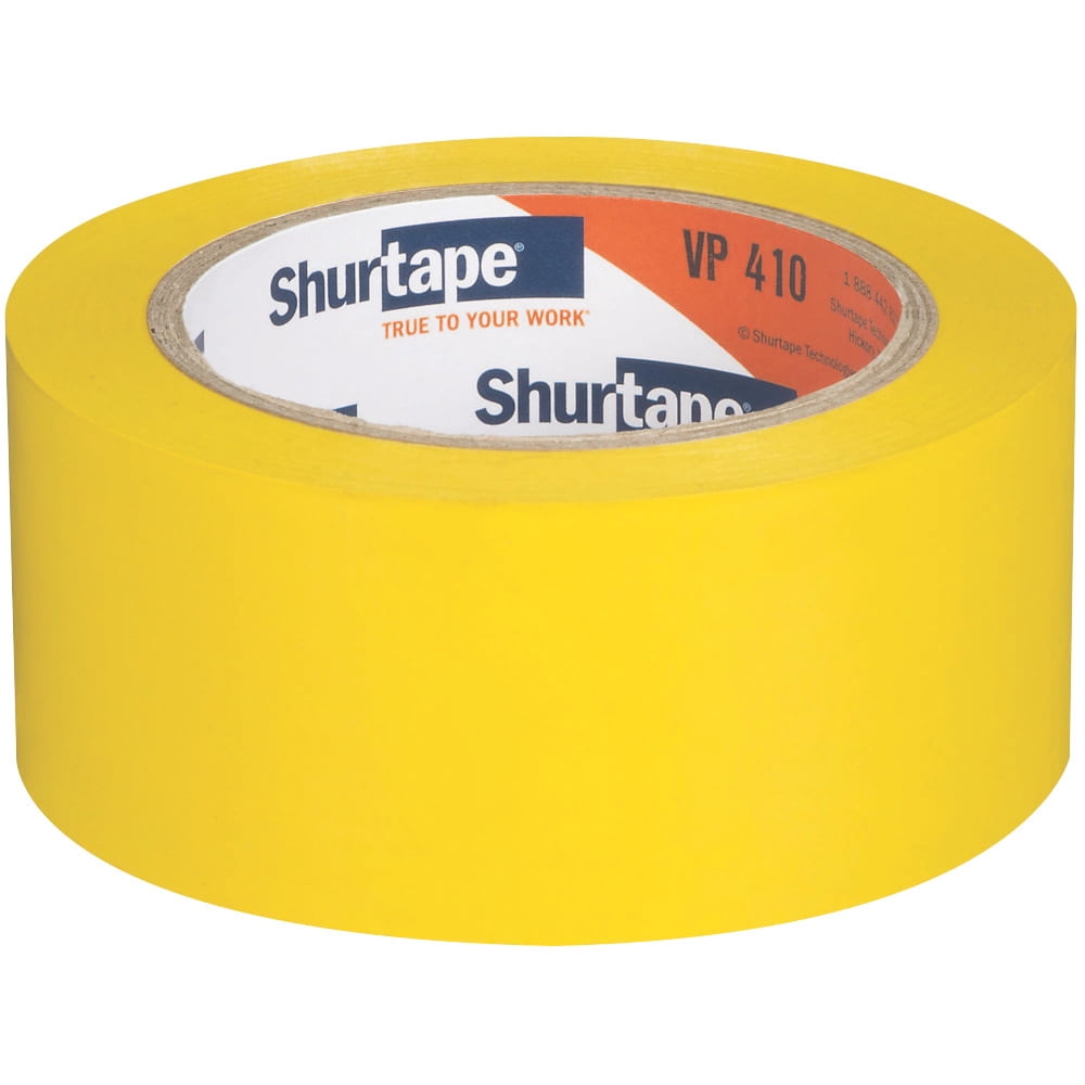 Shurtape VP-410 Vinyl Film Tape: 2 in x 36 yds. (Yellow) *branded ...