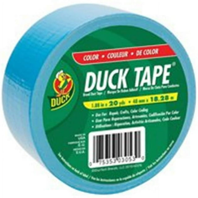 Shurtech Brands 1264518 1.88 In. X 20 Yard Ele Blue Duck Tape - Walmart.com