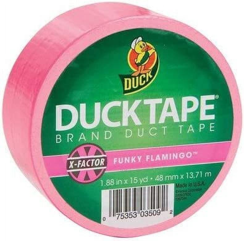 Shurtech Brands 1265016 15 Yard Funky Flamingo Pink Duck Tape - Walmart.com