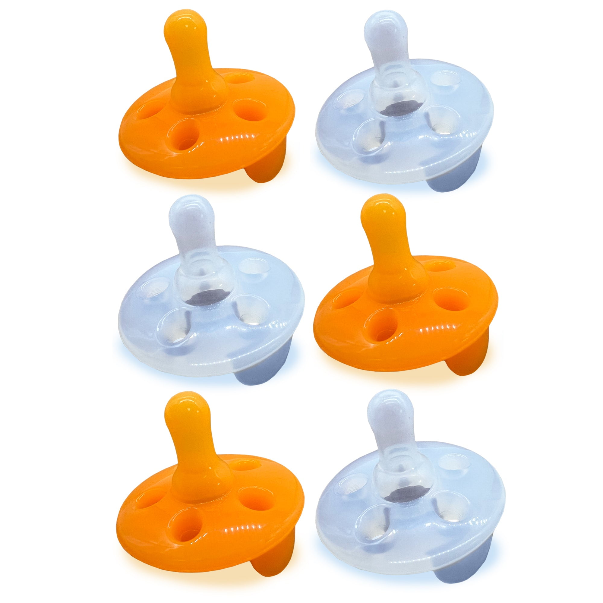 Shushie™ Soothing Silicone Pacifier Set (6-Pack) - Walmart.com