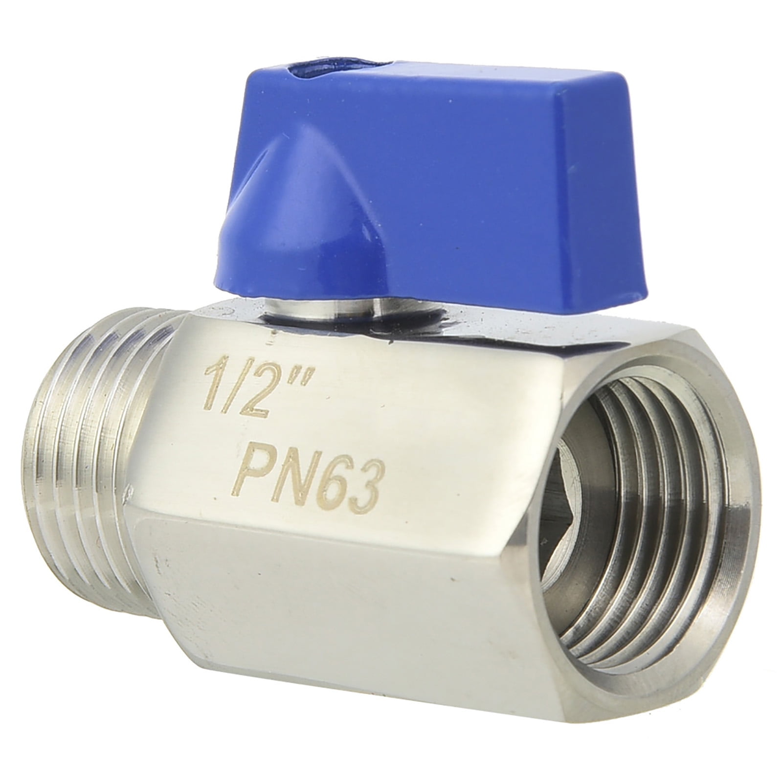 Shut-Off Valve, Stainless Steel Bspp Male Female Thread 2 Way Shut Off ...