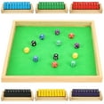 Shut The Box Game Wooden Board Table Math Game with 12 Dice and Shut ...