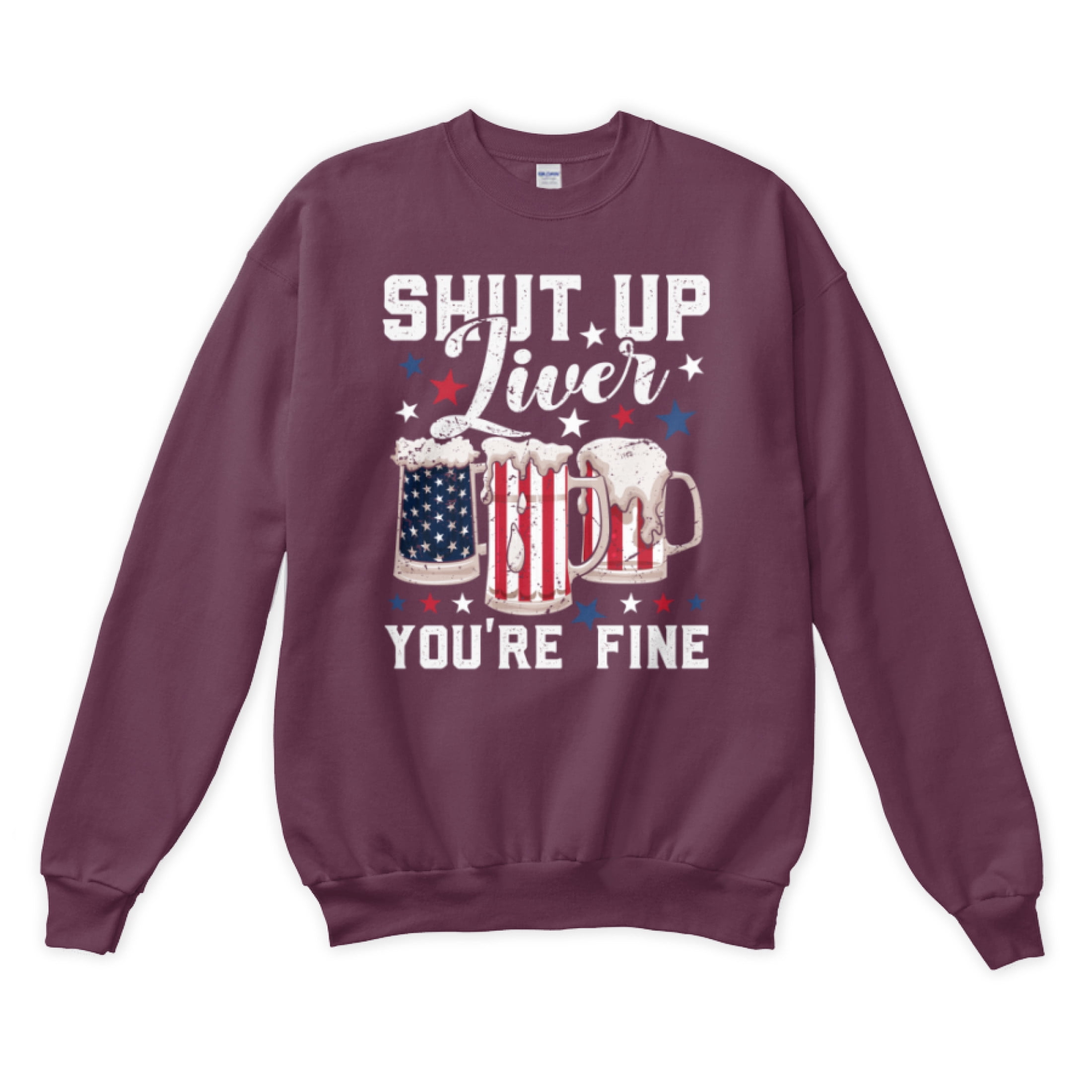 Shut Up Liver Youre Fine Funny Drinking 4th Of July T Ideas
