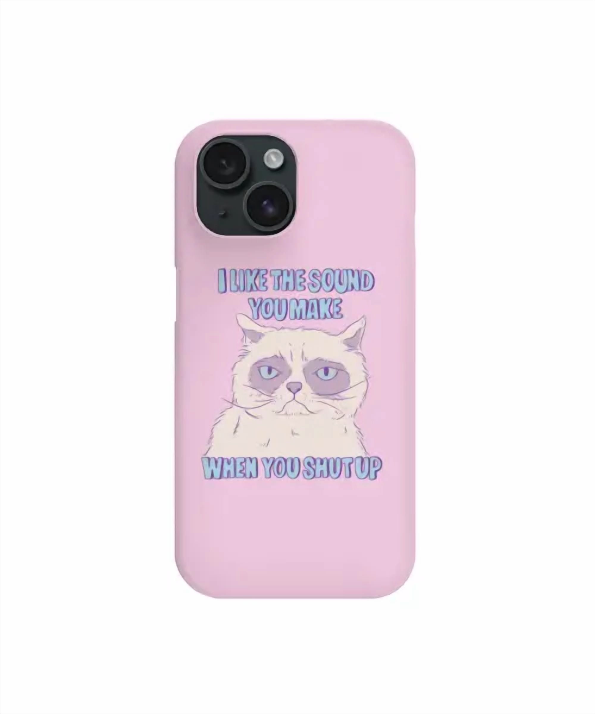 Shut up Minimalist Sassy Quote Phone Case for Apple iPhone 11 to 17 All ...