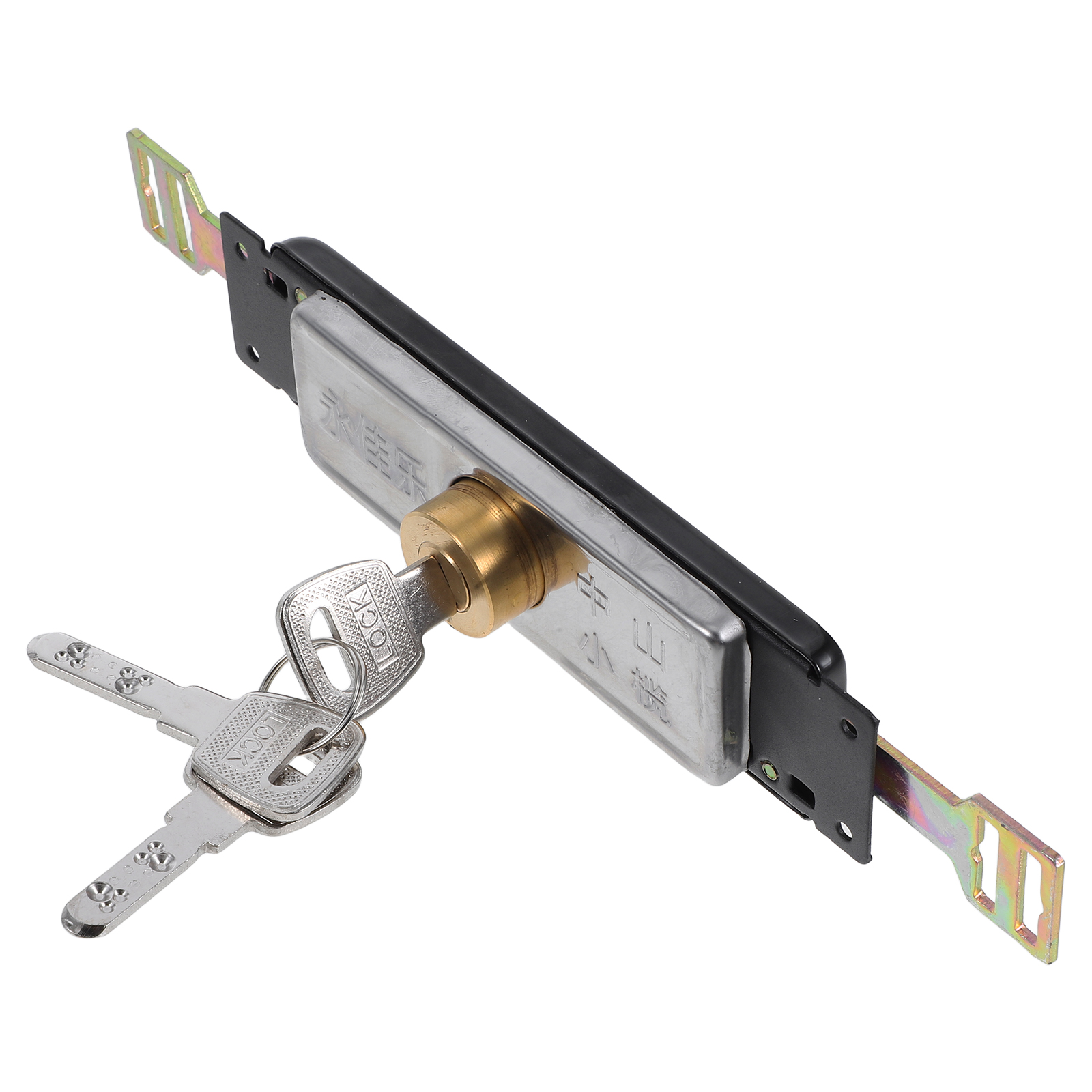 Worgeous 1 Set Shutter Door Lock Heavy Duty Roller Garage Door Lock Warehouse Keyed Lock Center ...