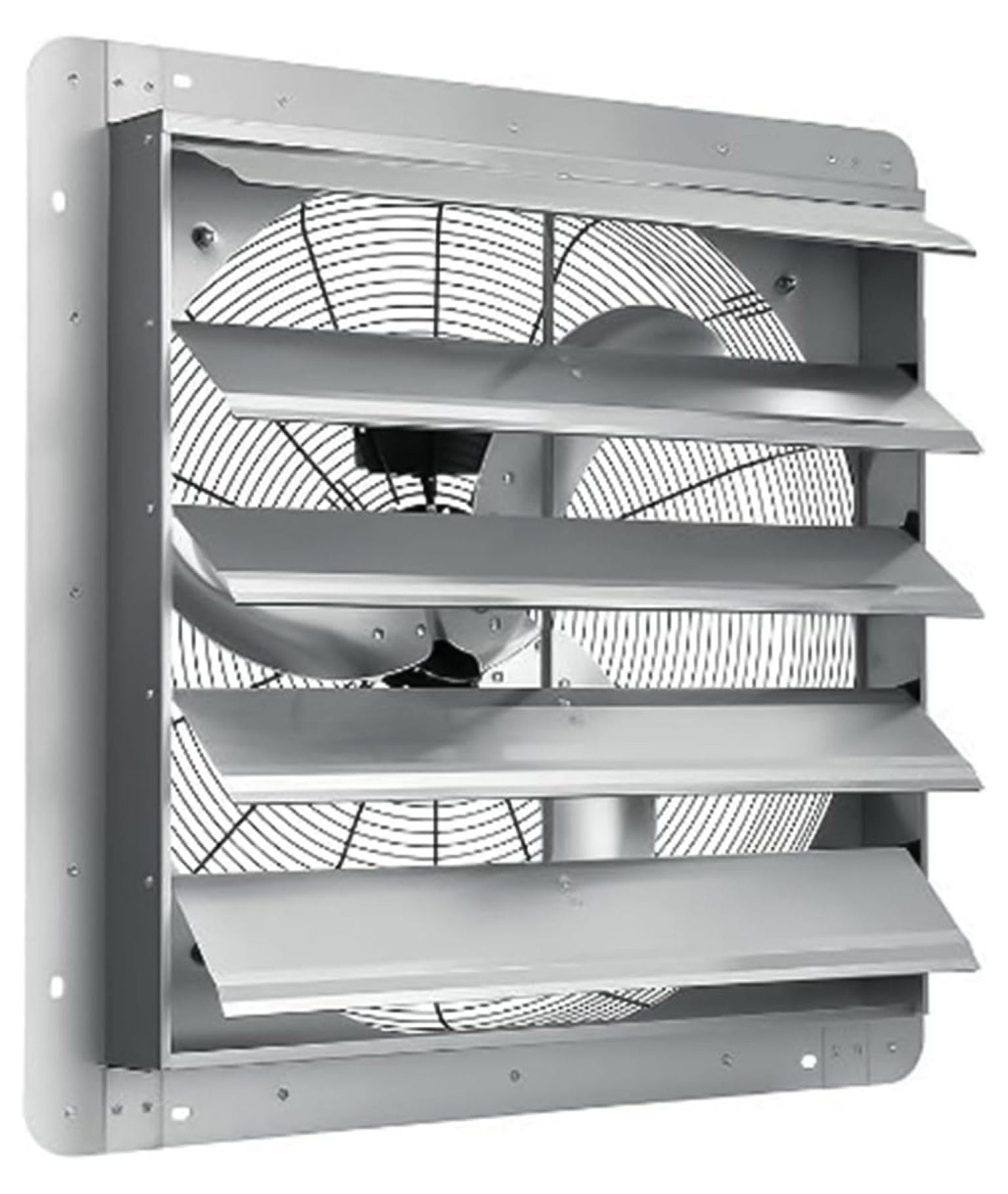 Shutter Exhaust Fan, 20" Aluminum Wall Mounted Shutter Exhaust Fan ...