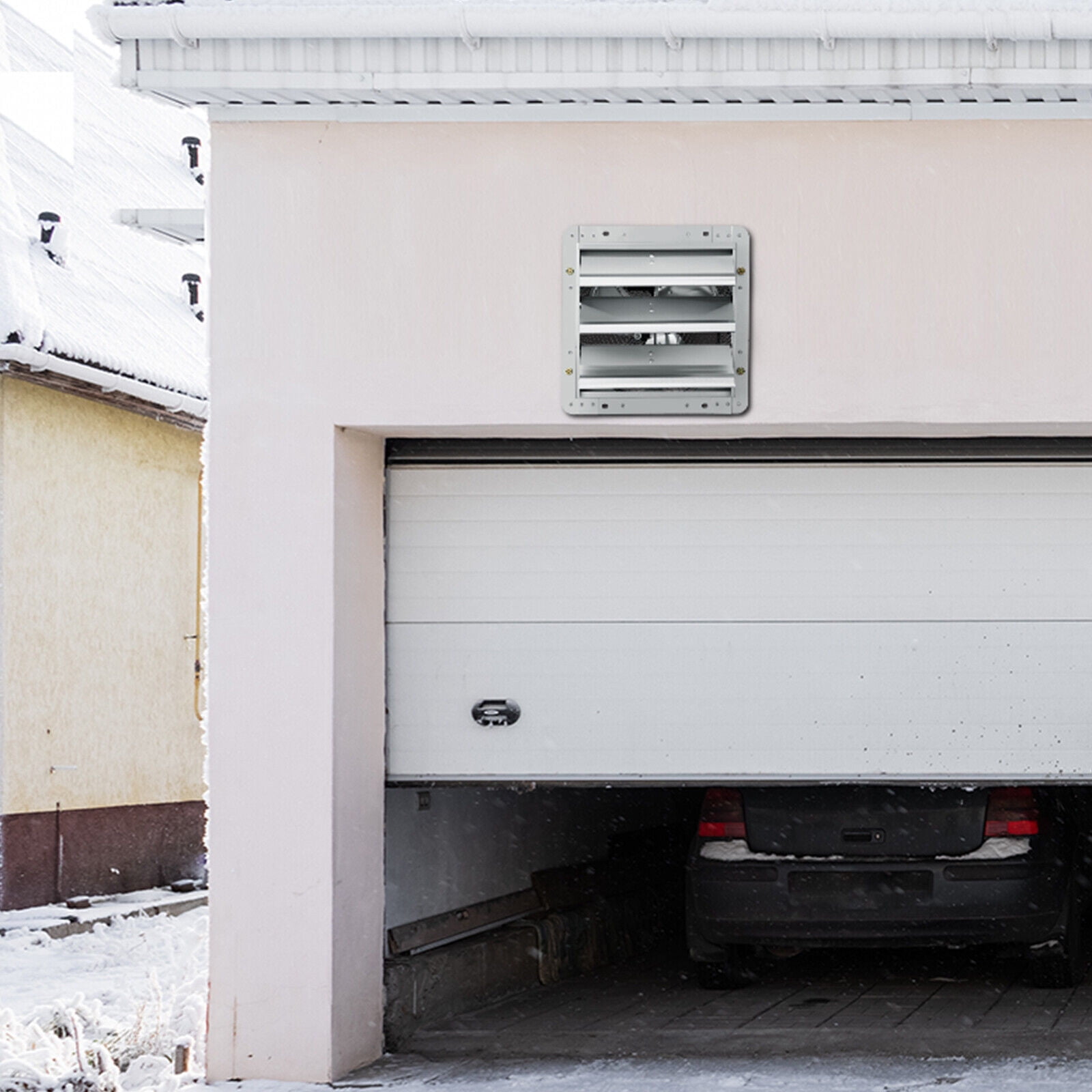 Shutter Exhaust Fan Shop Exhaust Fan 10'' Wall Mounted Aluminum 820 CFM ...