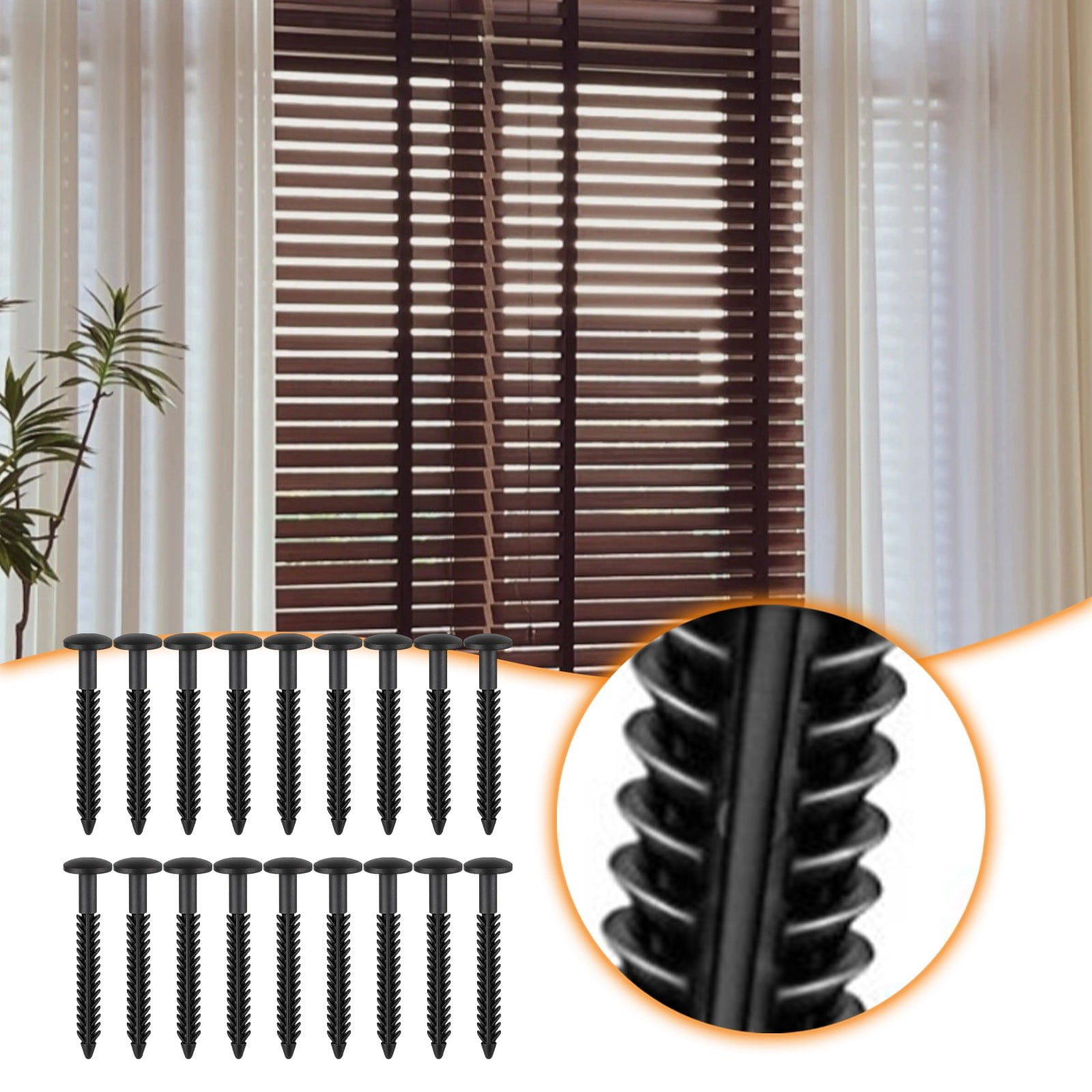 Shutter Fasteners Nails Lock Pin Screws for Window Blinds Installation ...