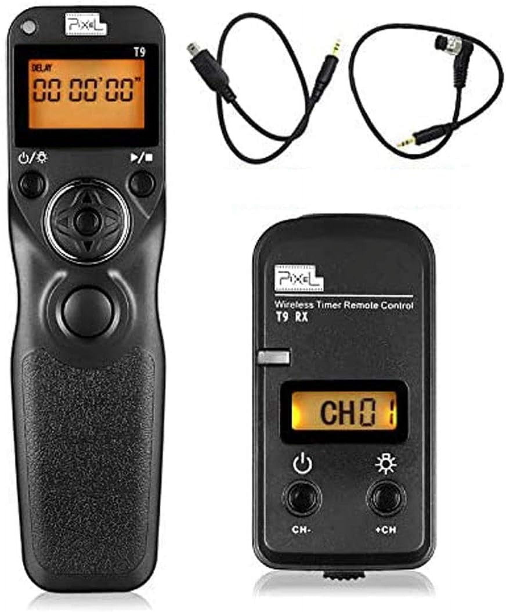 Shutter Release Timer Remote Control with 2 Connecting Cables T9 E3/N3,Shutter Release Cable ...