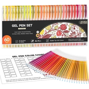 Shuttle Art Gel Pen Set 260 Pack with 130 Colored Gel Pens and 130 ...